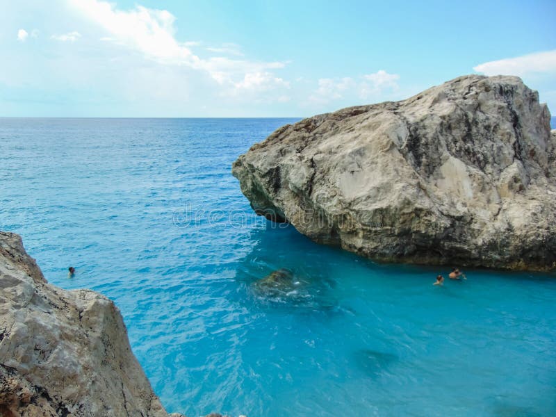 View of Kathisma beach editorial photography. Image of beautiful ...