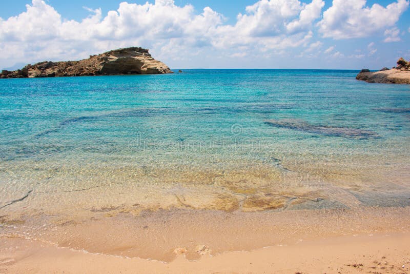 Lefkos Beach stock photo. Image of tourism, karpathos - 259604740