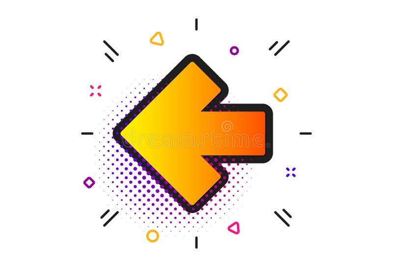 Left Arrow Icon. Direction Arrowhead. Vector Stock Vector ...