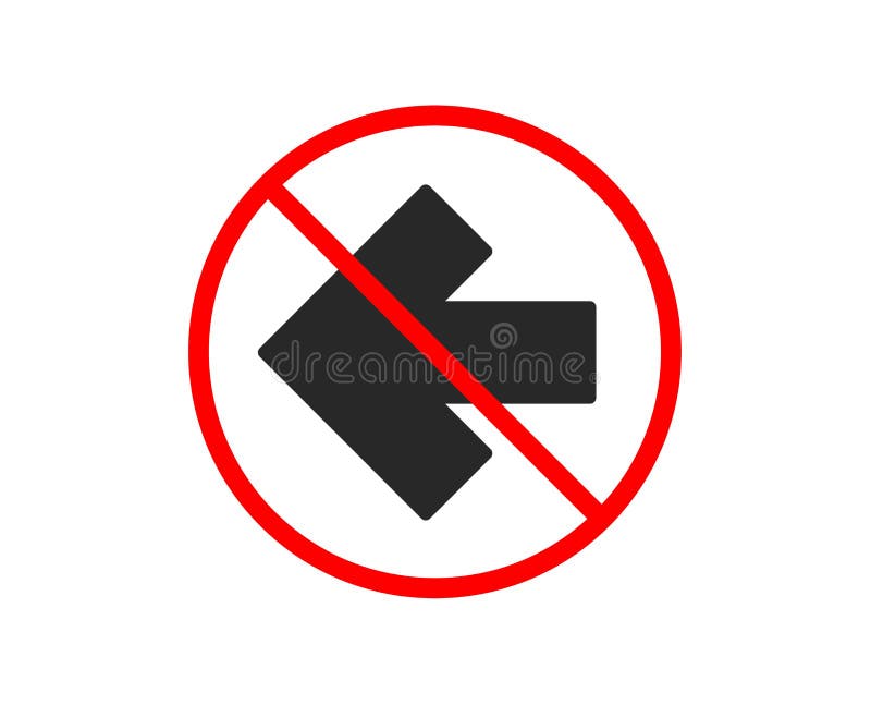 Left Arrow Icon. Direction Arrowhead. Vector Stock Vector ...