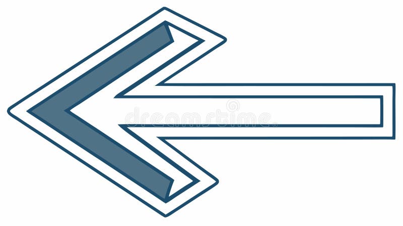 Left Arrow Icon Direction and Navigation Symbol Generative AI Stock ...