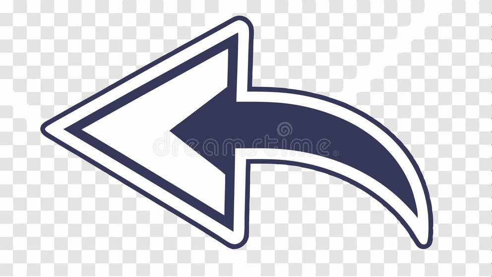 Left Arrow Icon, Direction Sign, Navigation Symbol, Back Button, User Interface Vector Design ...