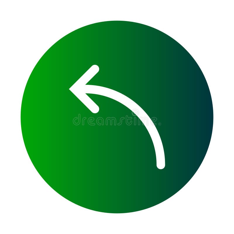 Button or Icon or the Left Arrow Logo V.19 Stock Vector - Illustration ...