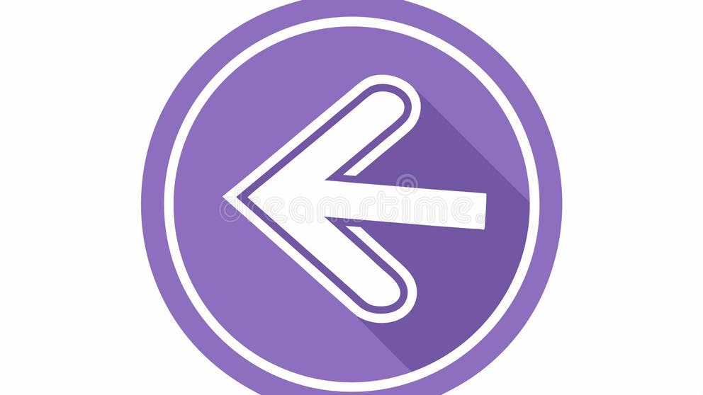 Left Arrow Icon, Navigation and Direction, Vector Design Generative AI ...