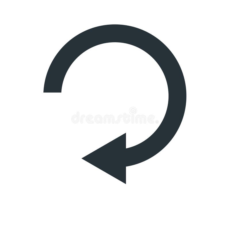 Left Arrow Icon Vector Sign and Symbol Isolated on White Background ...