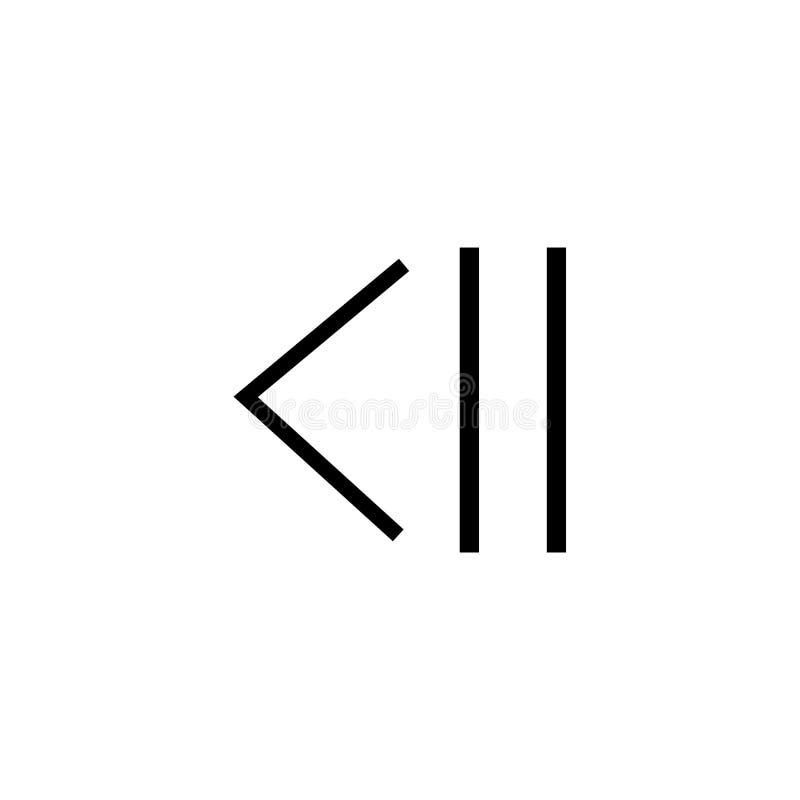 Left Icon Vector Sign and Symbol Isolated on White Background, Left ...