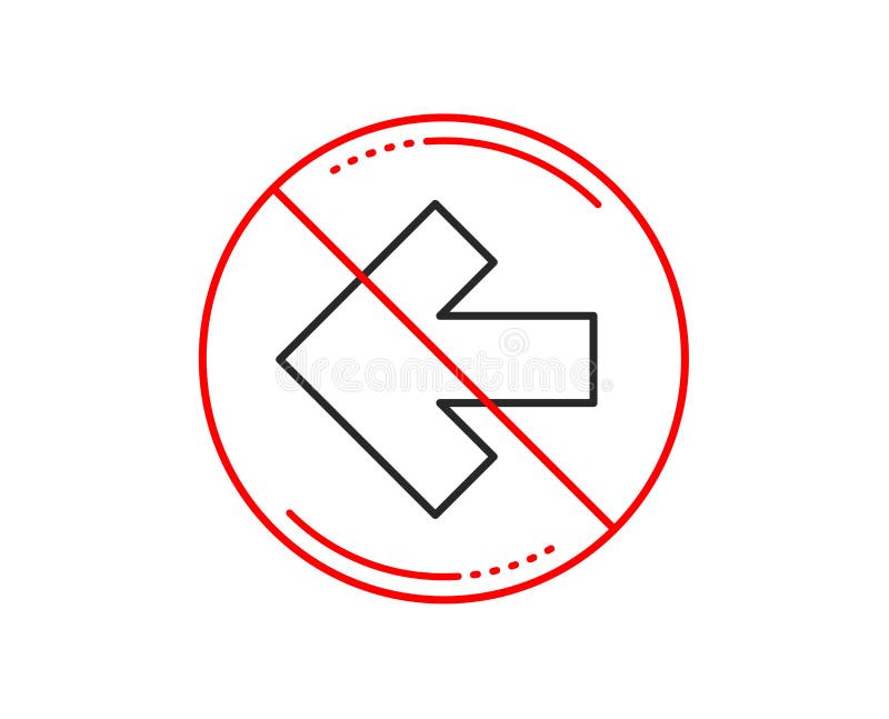 Backward Prohibited Sign Stock Illustrations – 11 Backward Prohibited ...