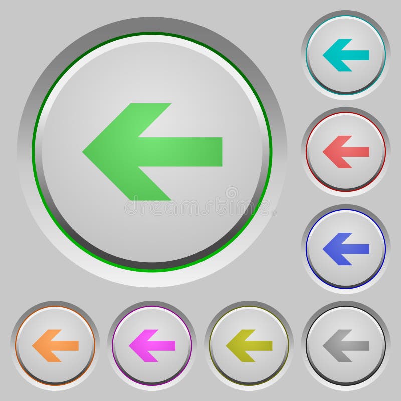 Set of Push Buttons for Stop - Vector Stock Vector - Illustration of ...