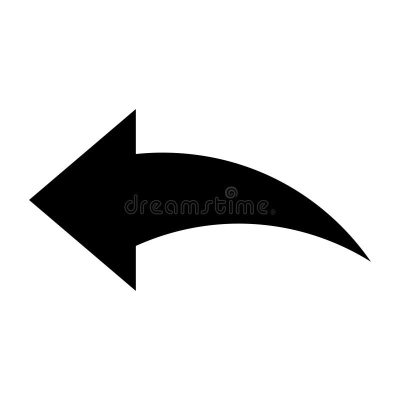 Left arrow sign icon stock vector. Illustration of origami - 224652127