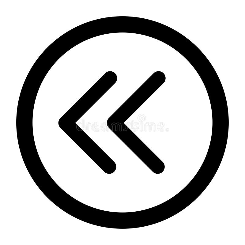 Left arrow sign icon stock vector. Illustration of symbol - 217018033