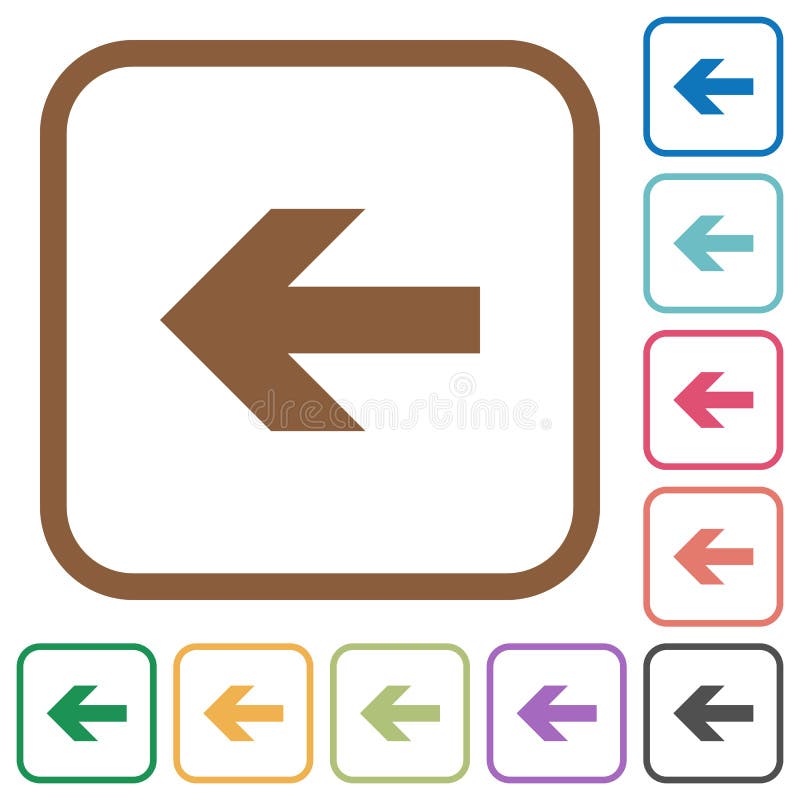 Set of Arrow Simple Business Icon Collection Design Vector Illustration ...