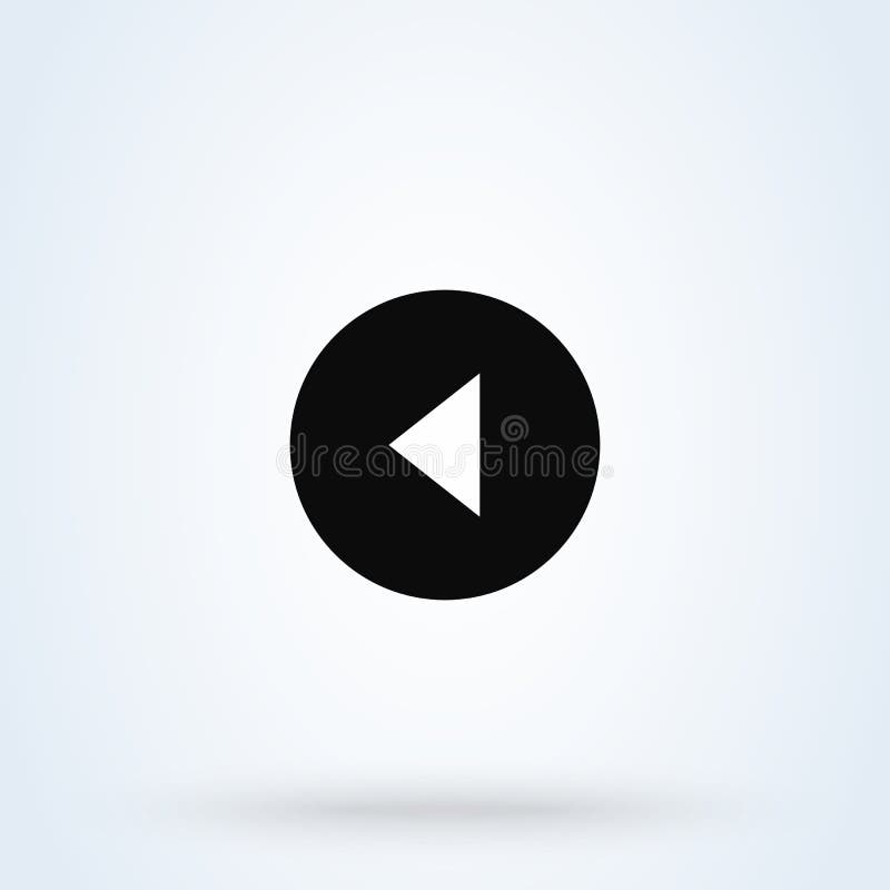 Left Arrow Simple Vector Modern Icon Design Illustration Stock Vector ...