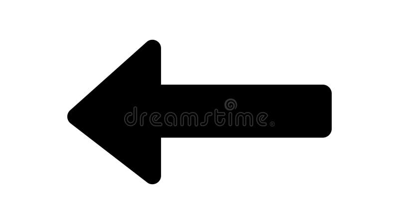 Left arrow symbol stock illustration. Illustration of previous - 339215773