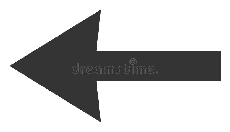 Move Left Vector Icon Flat Illustration Stock Vector - Illustration of ...