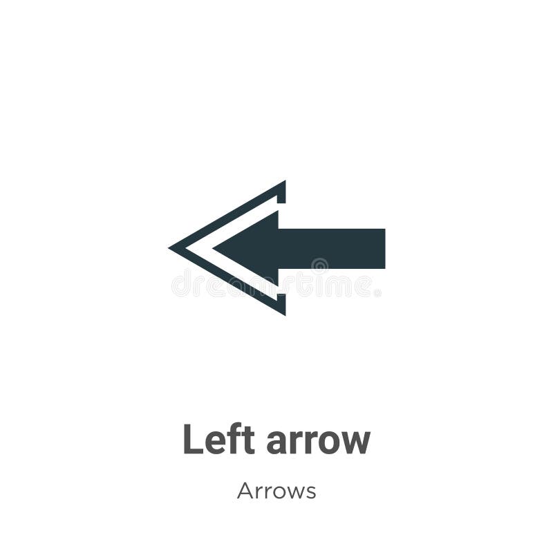 Two Left Arrows Icon in Filled, Thin Line, Outline and Stroke Style ...
