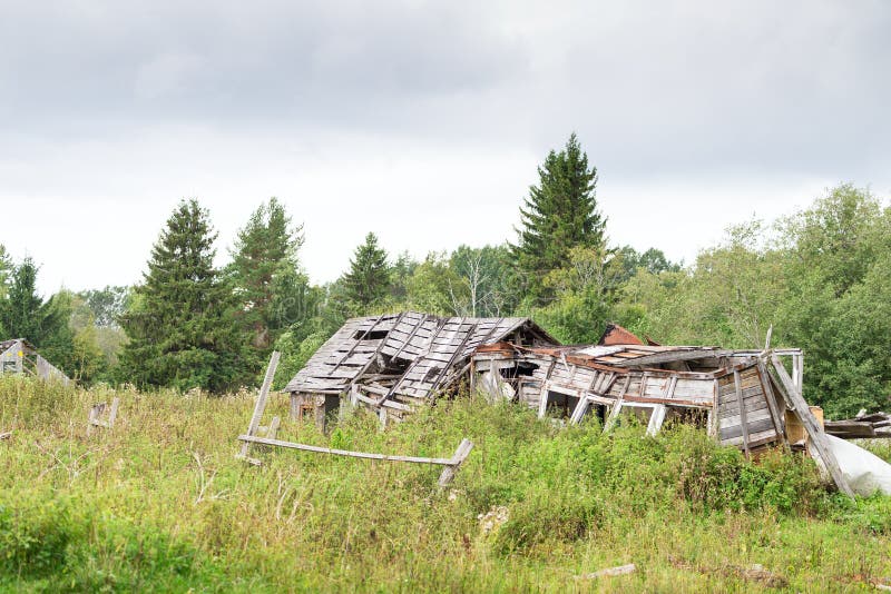 Left broken building stock photo. Image of building, home - 39037754
