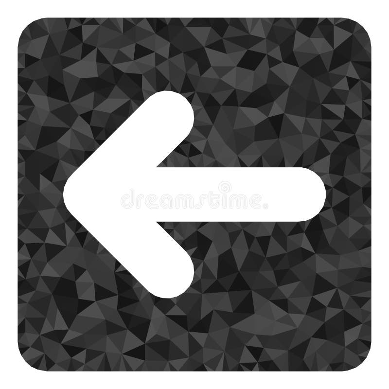 Left Cursor Polygonal Icon stock vector. Illustration of movement ...
