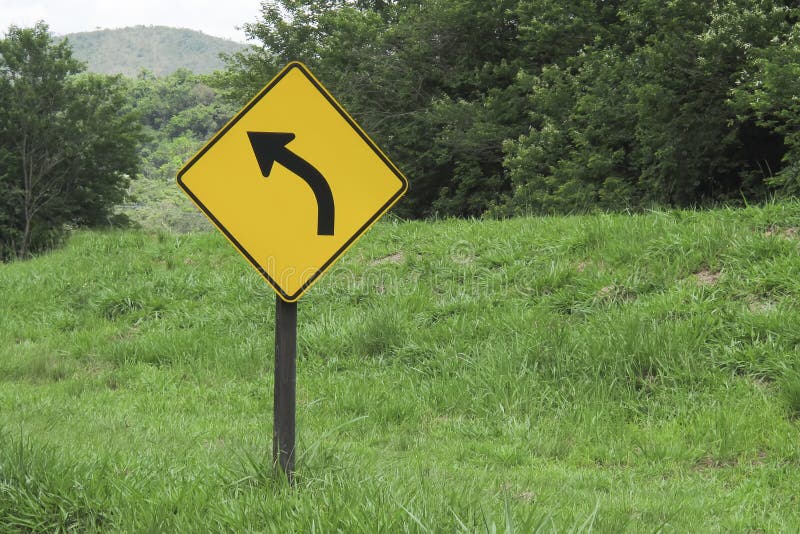 400 Sharp Curve Road Warning Sign Stock Photos - Free & Royalty-Free ...