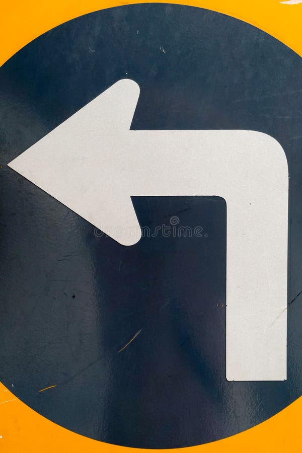 Left direction stock image. Image of signage, roadside - 74129651