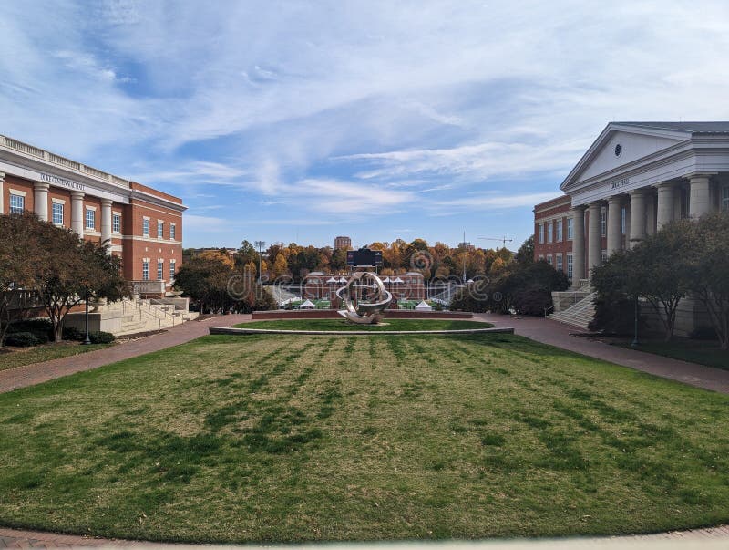 The Engineering Campus and Football Stadium at UNC Charlotte Stock ...
