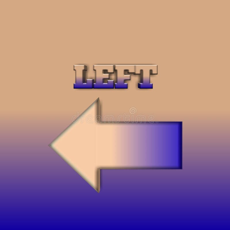 Left errow stock illustration. Illustration of simple - 193682520