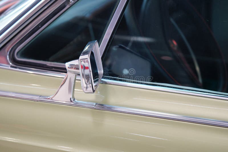 Left Front Door of a Musclecar Stock Image - Image of door, vehicle ...