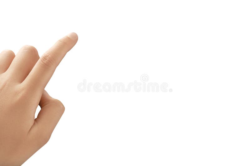 Child& X27;s Hand, Left-handed, Pointing Index Finger Upwards ...