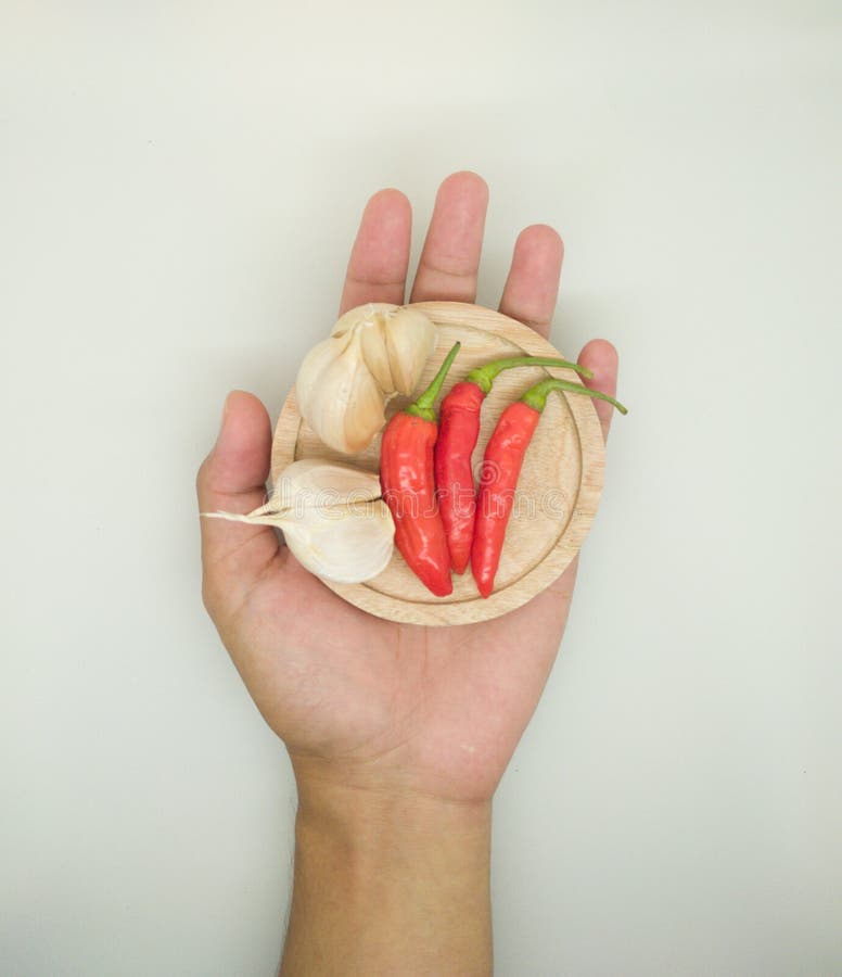 Left Hand Hold a Cup of Spices Stock Photo - Image of petal, hand ...