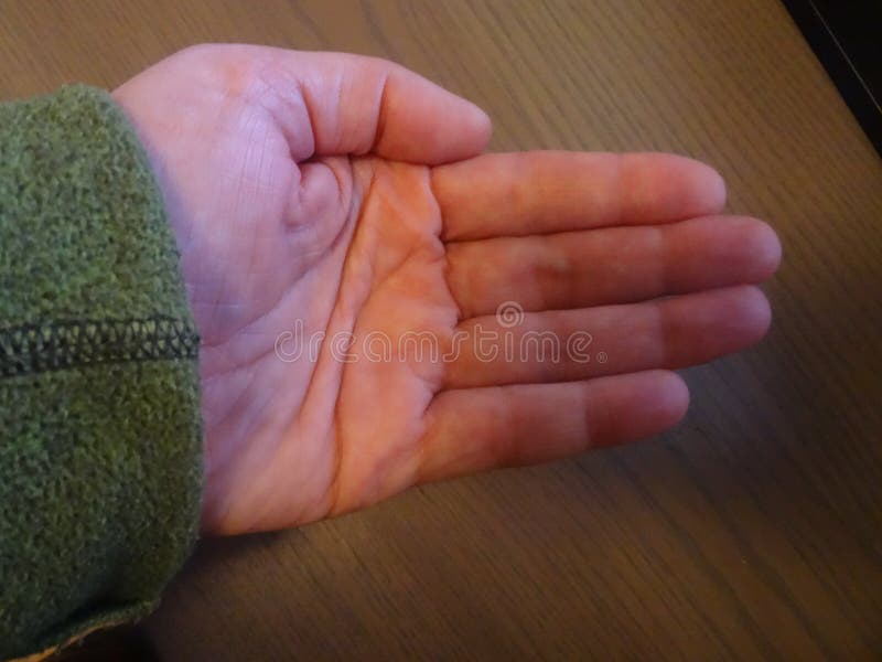 Left Hand Palm, Handful and Life Lines Stock Photo - Image of left ...