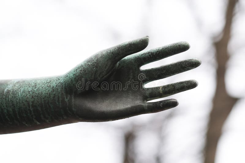 Left hand of a statue stock photo. Image of vintage - 344566376