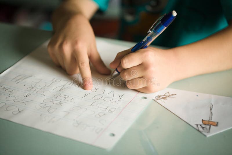 Left handed writing stock photo. Image of handed, background - 10028054