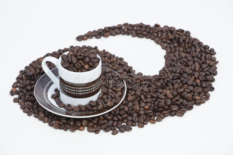 Left Handed Espresso Swirl stock photo. Image of fresh - 11792156