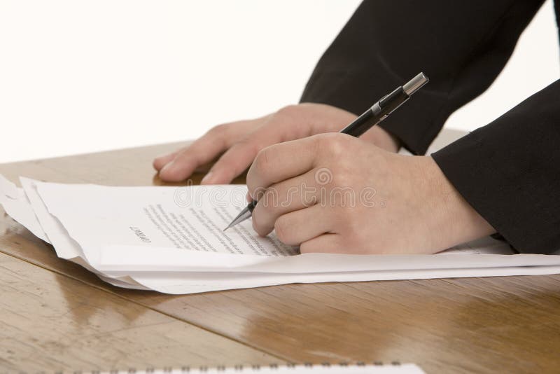 Left handed woman writing stock photo. Image of fingers - 488538