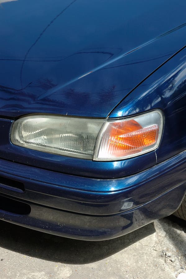Left head lamp car stock photo. Image of race, indicator - 4897094