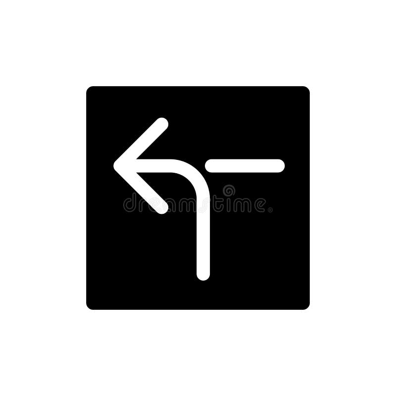 Left Horizontal Alignment Sign Black Glyph Ui Icon Stock Vector ...