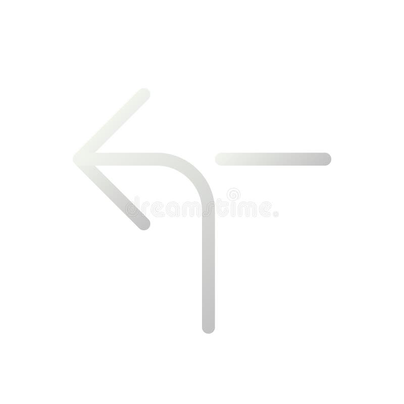 Left Horizontal Alignment Sign Flat Gradient Two-color Ui Icon Stock ...