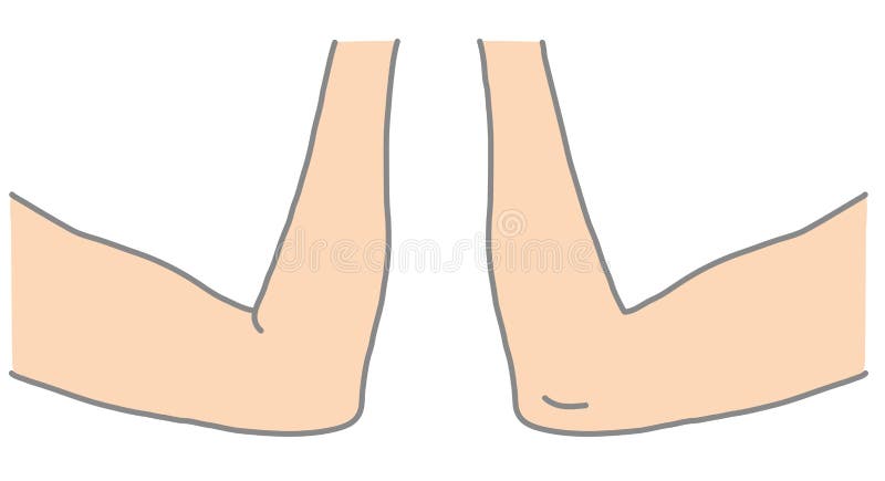 Left Human Elbow stock vector. Illustration of medical - 101857481