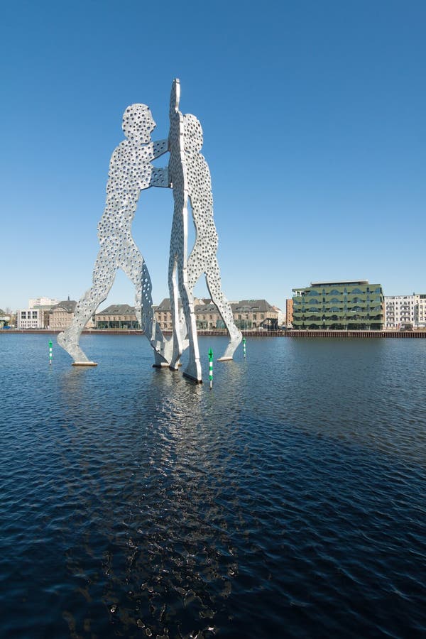 On the left molecule men editorial stock image. Image of sculpture ...