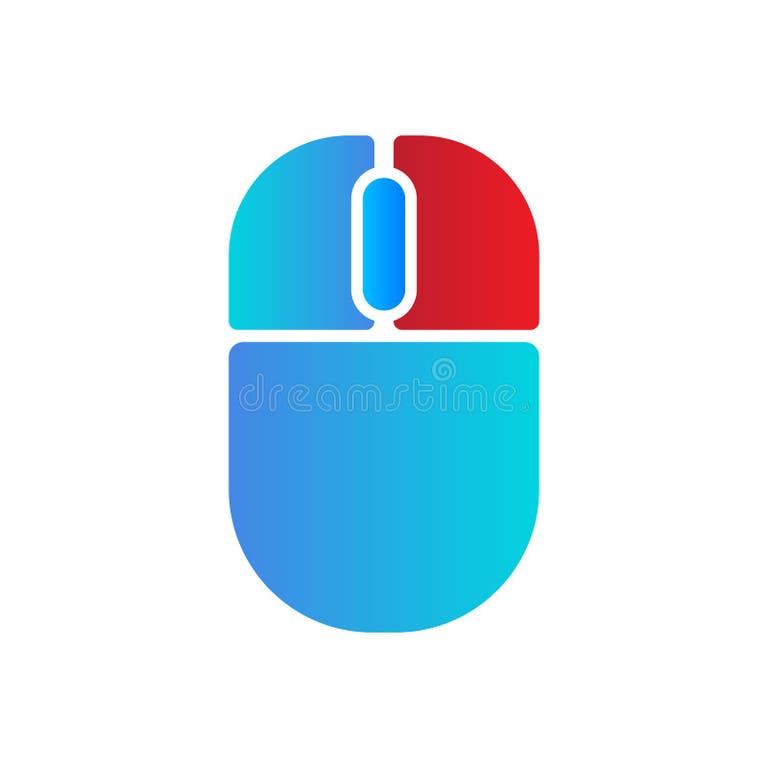 Left Mouse Button Click. Active Button Right Click Demonstration Stock ...