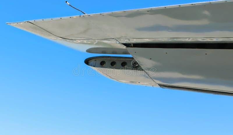 Left or port side wing stock image. Image of aircraft - 90635789