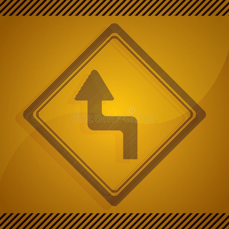 Left Reverse Sign. Vector Illustration Decorative Design Stock Vector ...