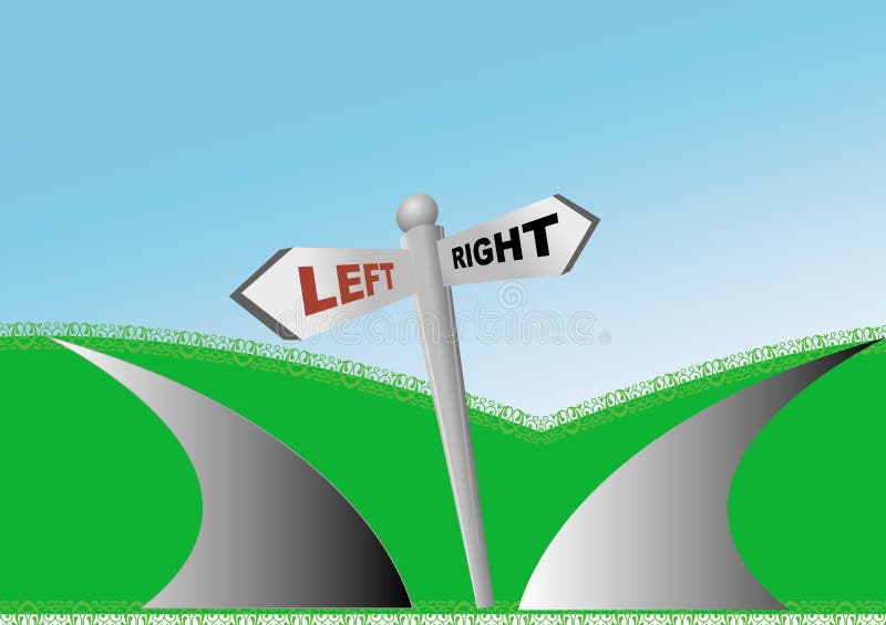 Which way stock illustration. Illustration of decide, direction - 5264609