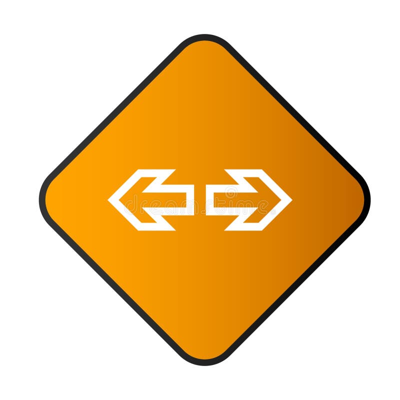 Rectangular Right Turn Symbol Icon Of Highway Stock Vector ... Rectangular Right Turn Symbol Icon Of Highway Stock Vector ...