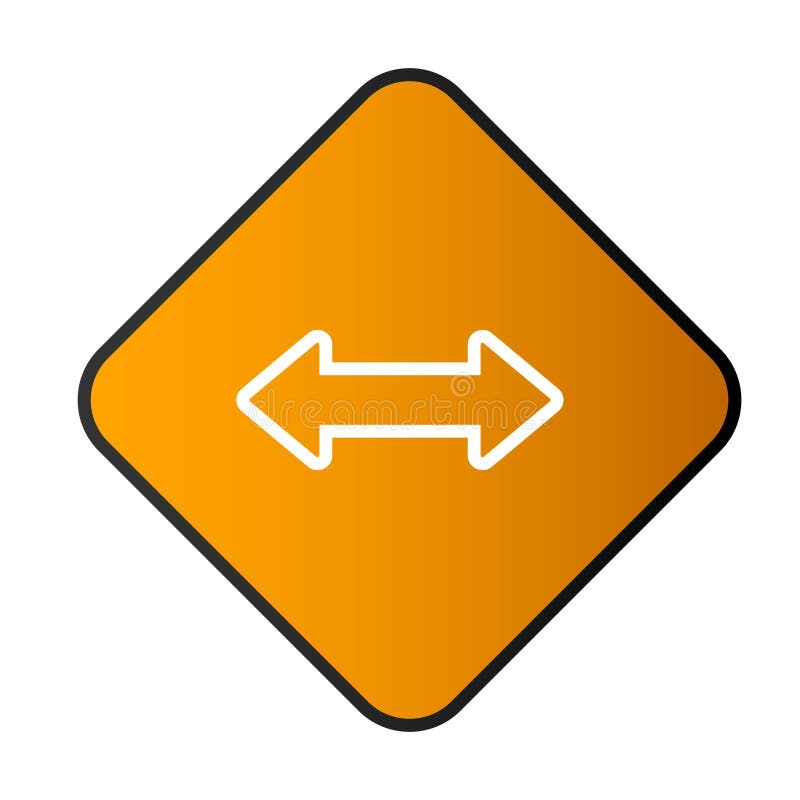 Left and Right Arrow Button with Rectangular Frame 02 Stock Vector ...