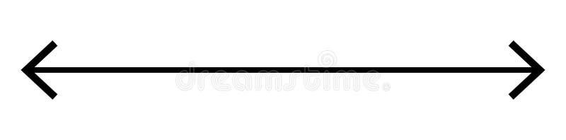 Left And Right Arrow Pointer Cursor In Opposite Direction Intersection Navigation Forward