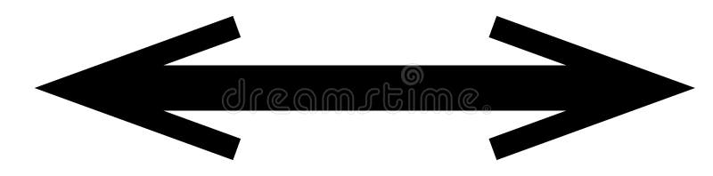 Left and Right Arrow, Pointer, Cursor in Opposite Direction ...