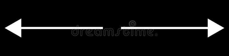 Left and Right Arrow, Pointer, Cursor in Opposite Direction ...