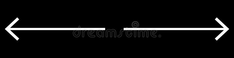 Left and Right Arrow, Pointer, Cursor in Opposite Direction ...