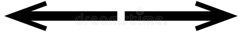 Left And Right Arrow Pointer Cursor In Opposite Direction