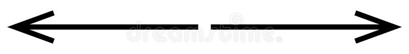 Left And Right Arrow Pointer Cursor In Opposite Direction